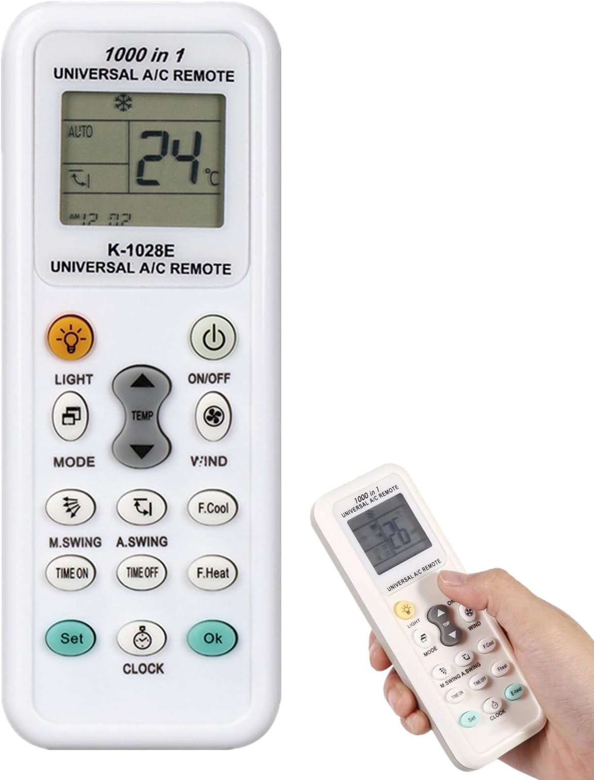 Control Remoto Universal de Aire Acondicionado, Control Remoto ...