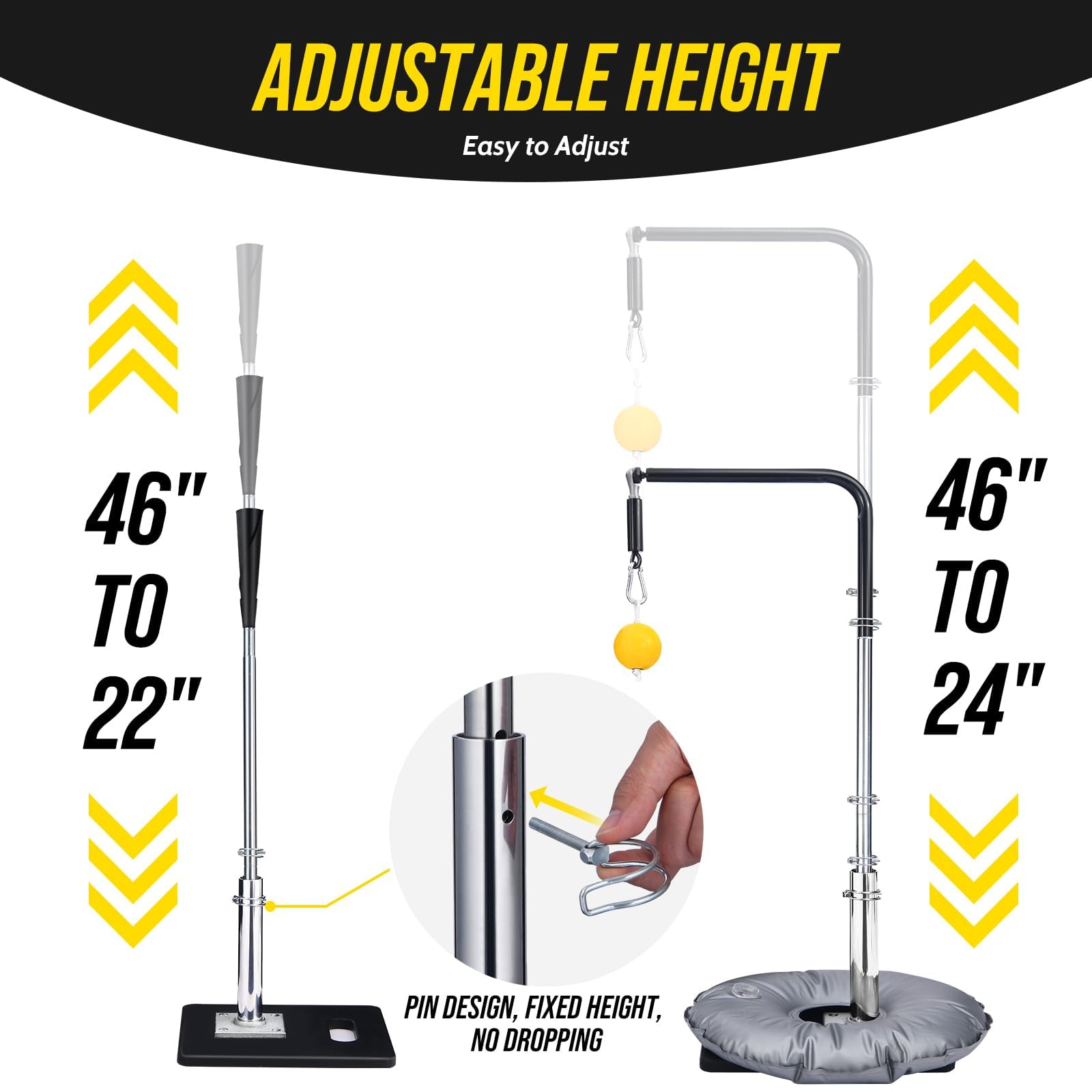 Snapklik.com : Patiassy Baseball Softball Hitting Batting Swing Trainer ...