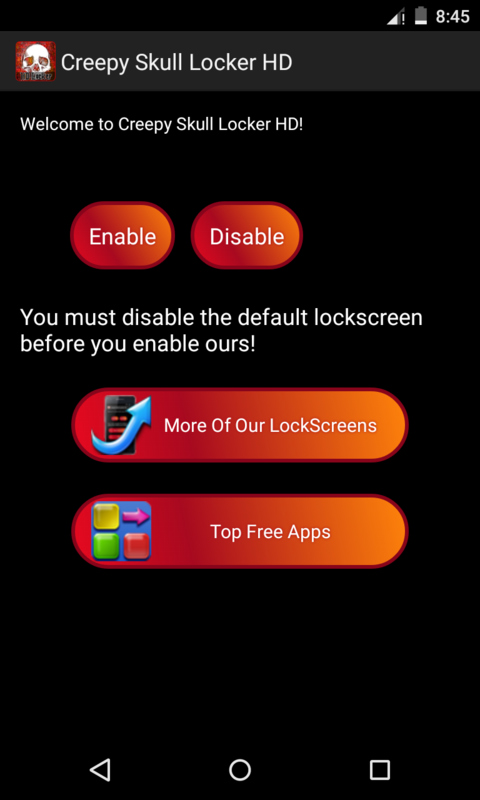 Aplicación Creepy Skull Locker HD en Amazon Appstore