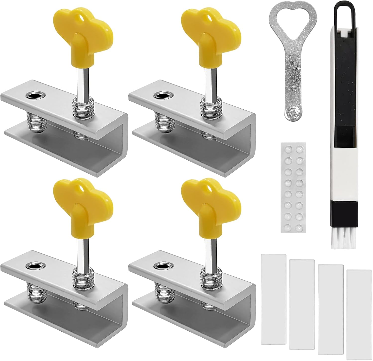 SNAIL GARDEN Window Locks, 4 Set Sliding Window Locks with Vertical ...