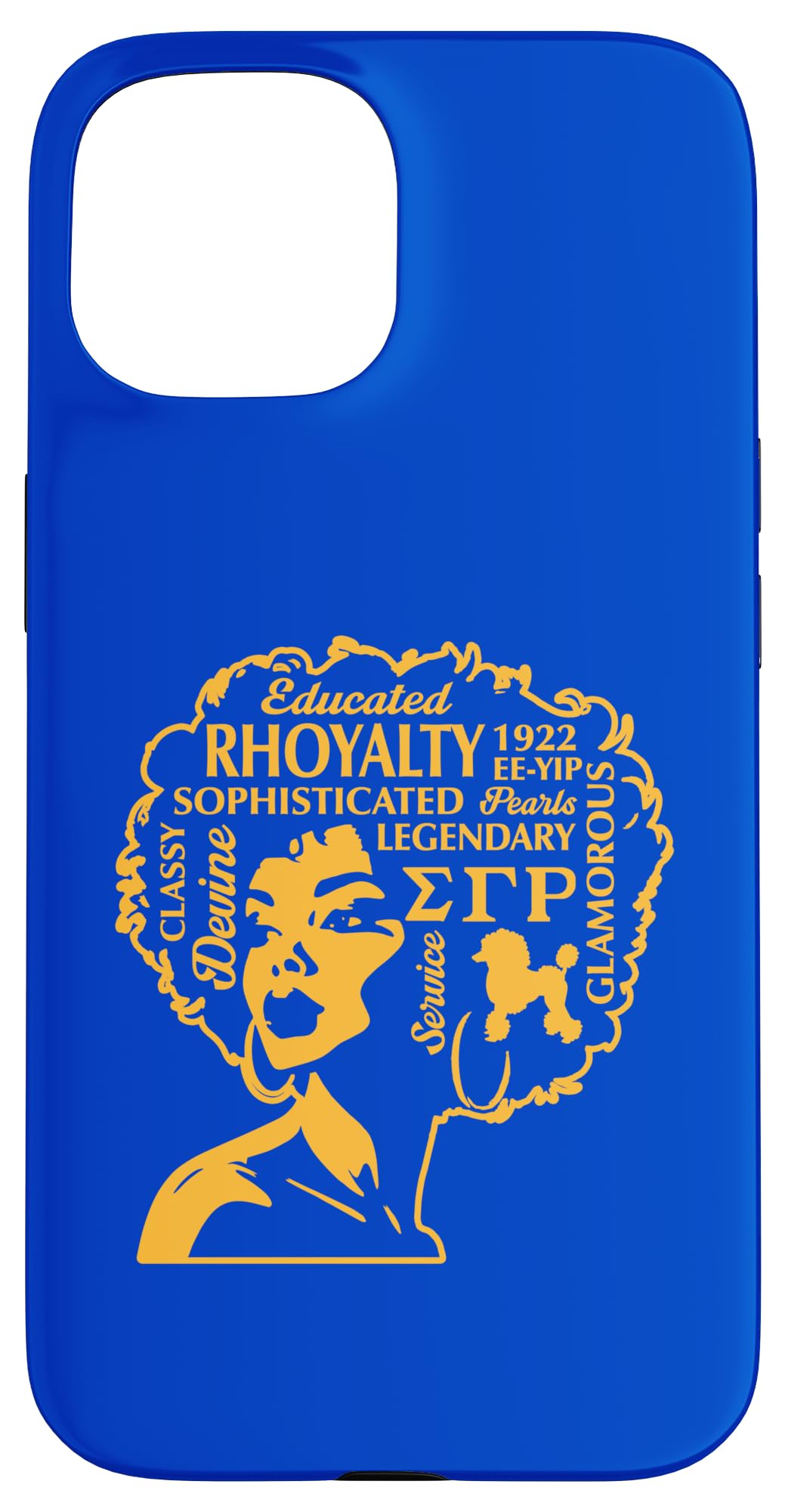 Snapklik.com : Sigma Gamma Rho Sorority HBCU Black Girl Case For iPhone 15