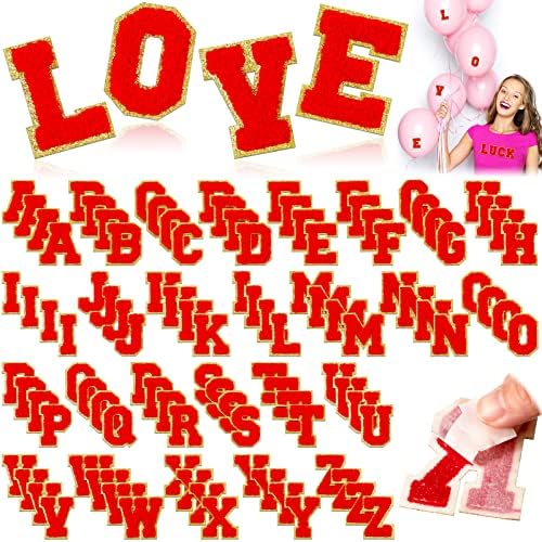 Amazon.com: ORITOLS Chenille Letter Patches 3 inch - Complete Alphabet ...