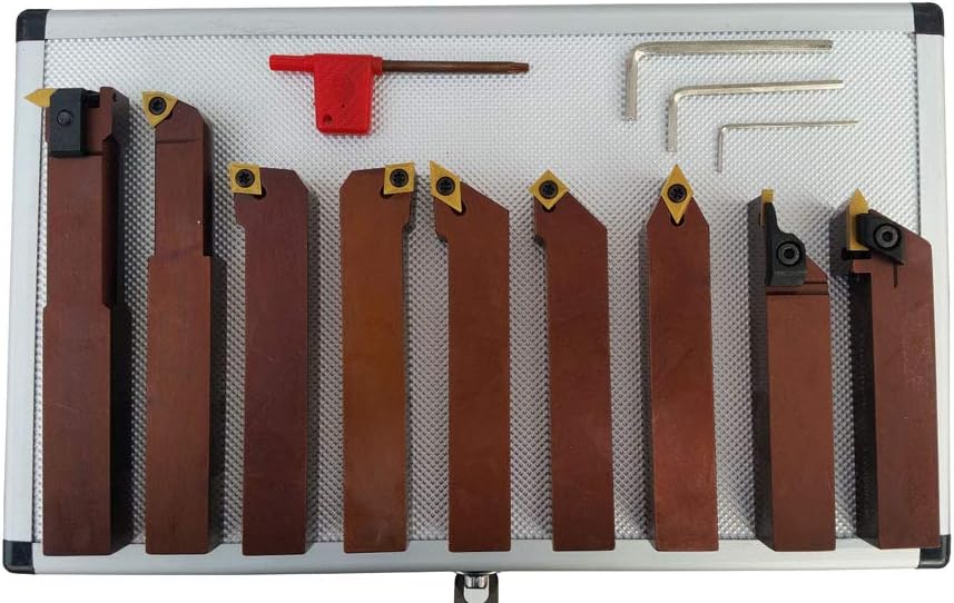 PAULIMOT Drehmeißel-Set mit Wendeplatten, 20 mm, 9-teilig : Amazon.de ...