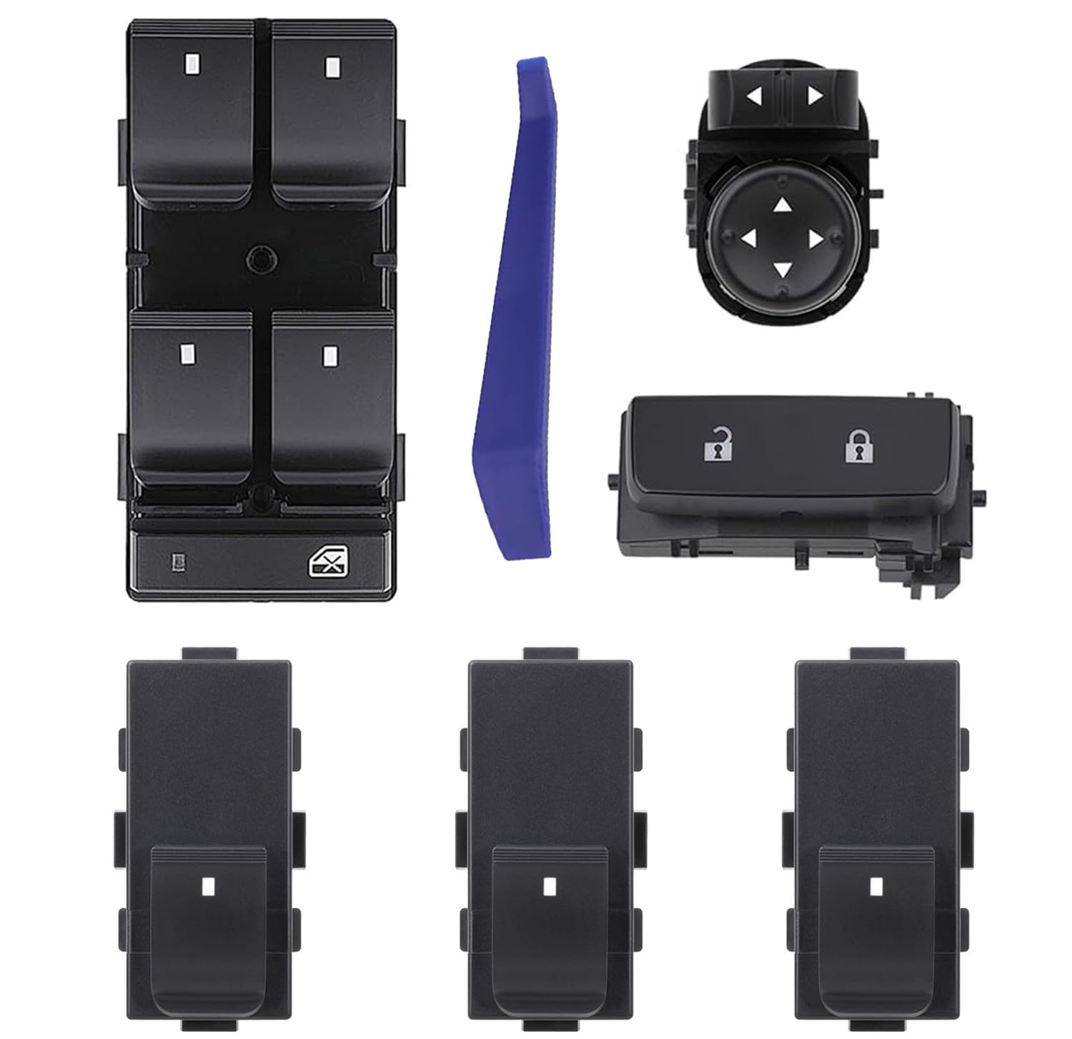 Amazon.com: Obaee Power Window Switch & Door Switch & Mirror Control ...