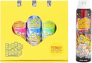 Amazon | 【TENEI】FunnyBubble ファニーバブル 100g (4本セット, ラムネ・イチゴ・レモン・コーラ) | TENEI | ボディソープ 通販