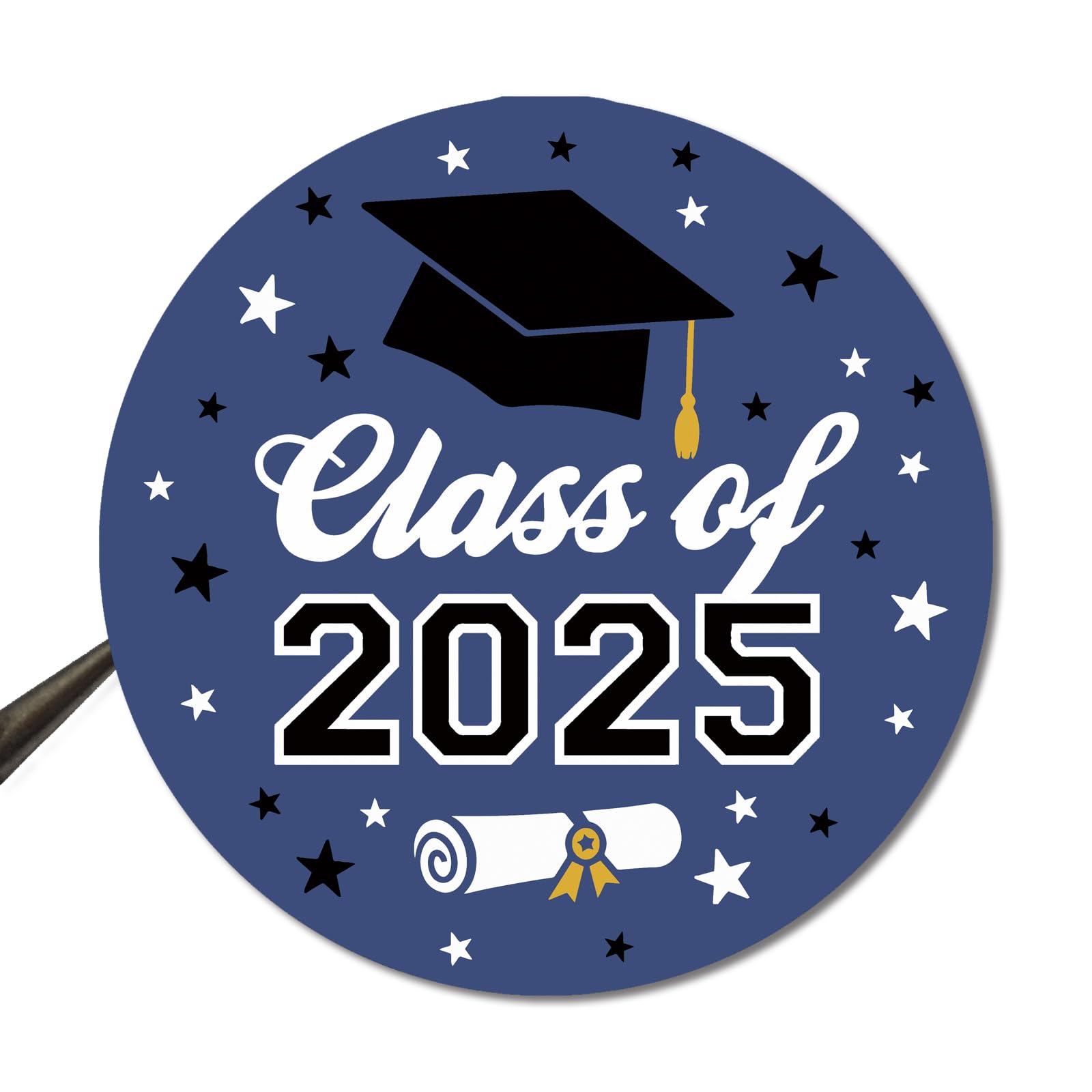 Snapklik.com : 120 Pack 2025 Graduation Stickers Blue Class Of 2025 ...