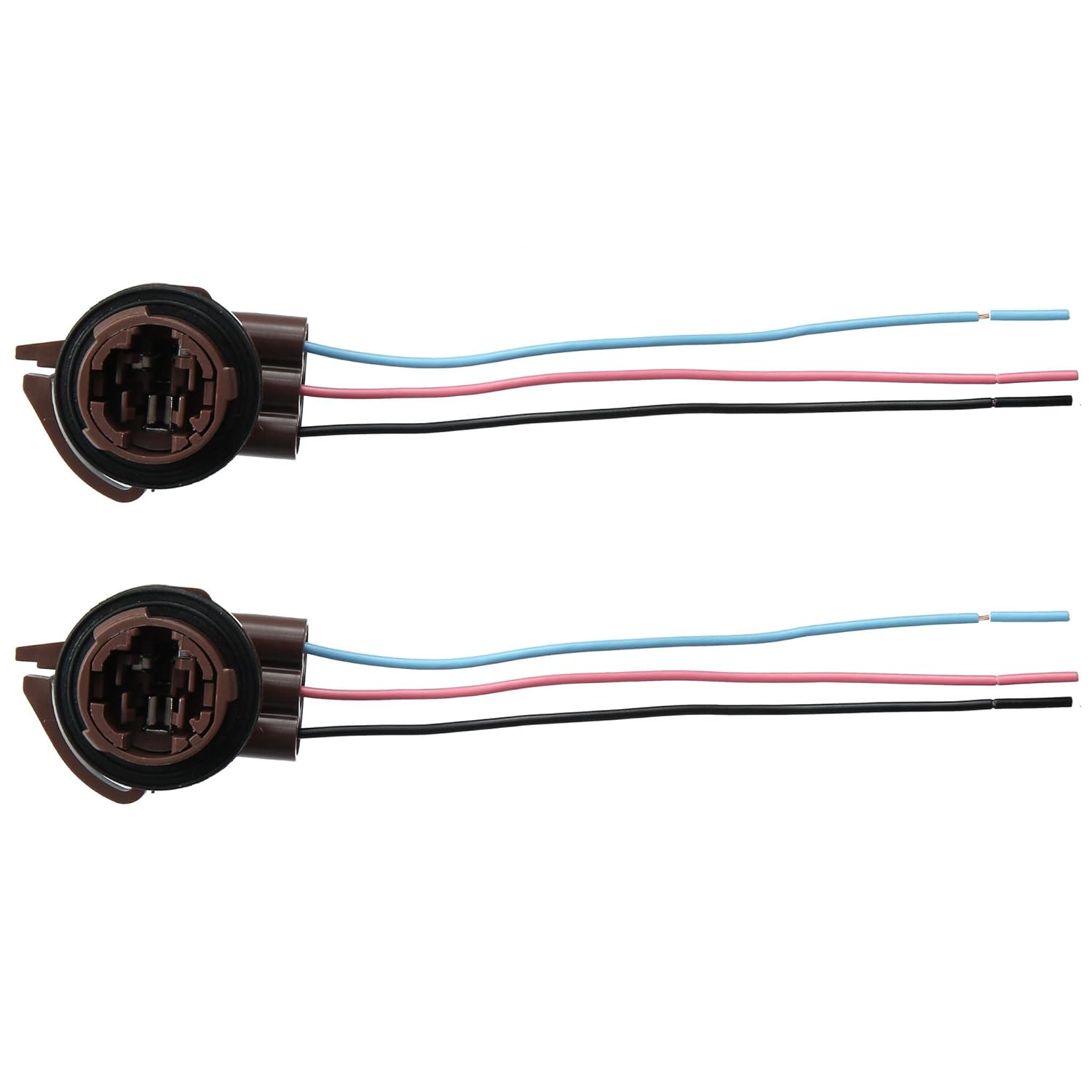 Amazon.com: X AUTOHAUX 2pcs 3157 T20 Pigtail Socket Wire Wiring Harness ...