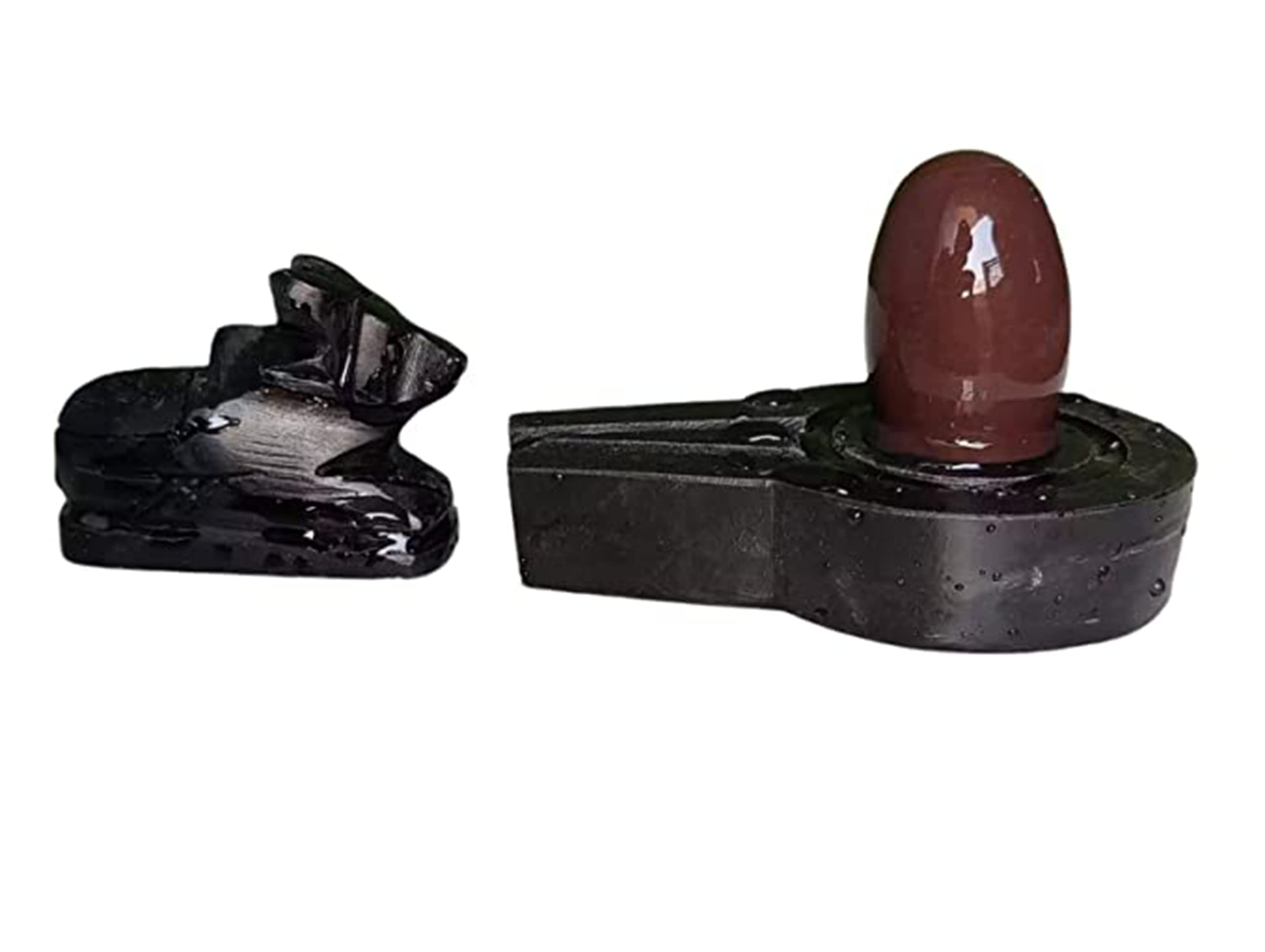 Buy Narmada Shivling With Yoni Base And Nandi Original Small ...