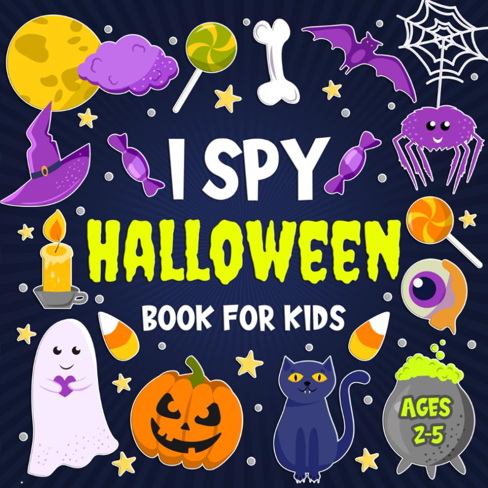 I Spy Halloween Book for Kids Ages 2-5: Fun and Spooky Activity Book ...