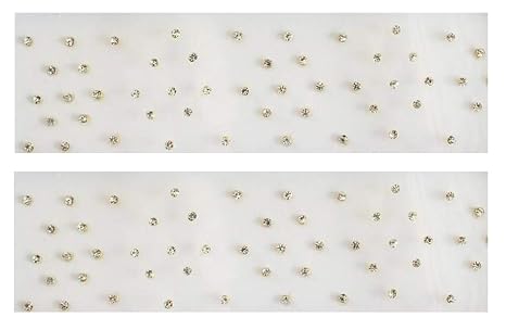 Glayra Small White Diamond Cut Shiny Stone Bindi for Girls Women Ladies ...