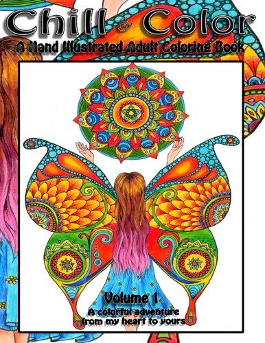Amazon.com: Chill and Color: A Hand Illustrated Adult Coloring Book (A ...