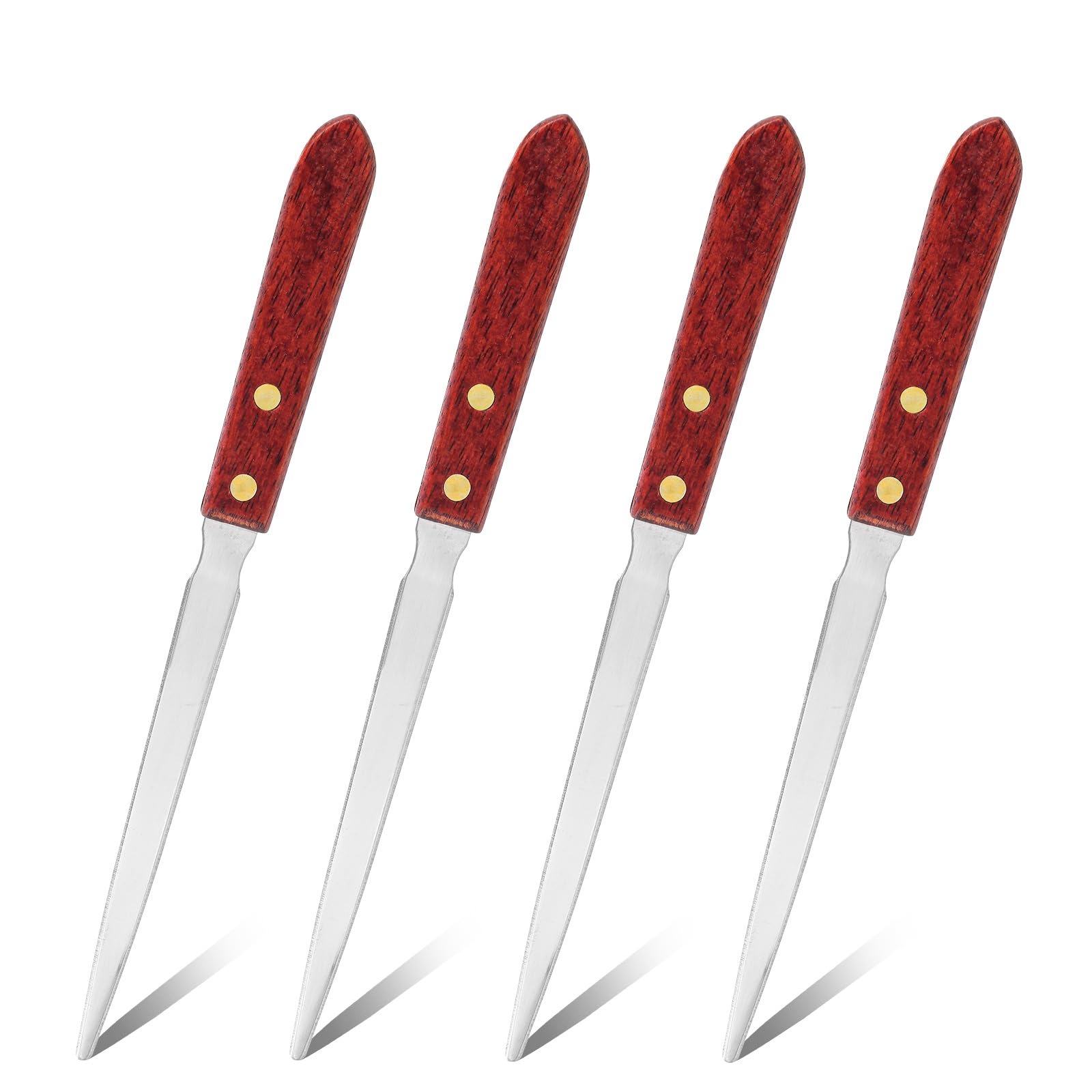 Amazon.com : 4pcs Wood Handle Letter Openers, Stainless Steel Office ...