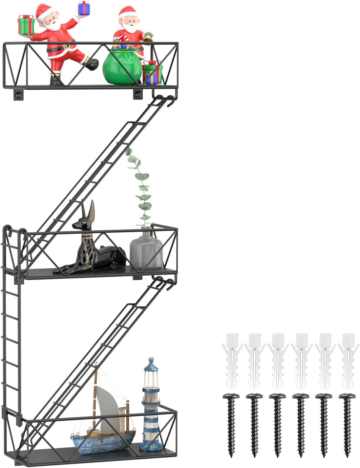 Amazon.com: MR LISTEN Fire Escape Wall Shelf - Decorative Shelves New ...