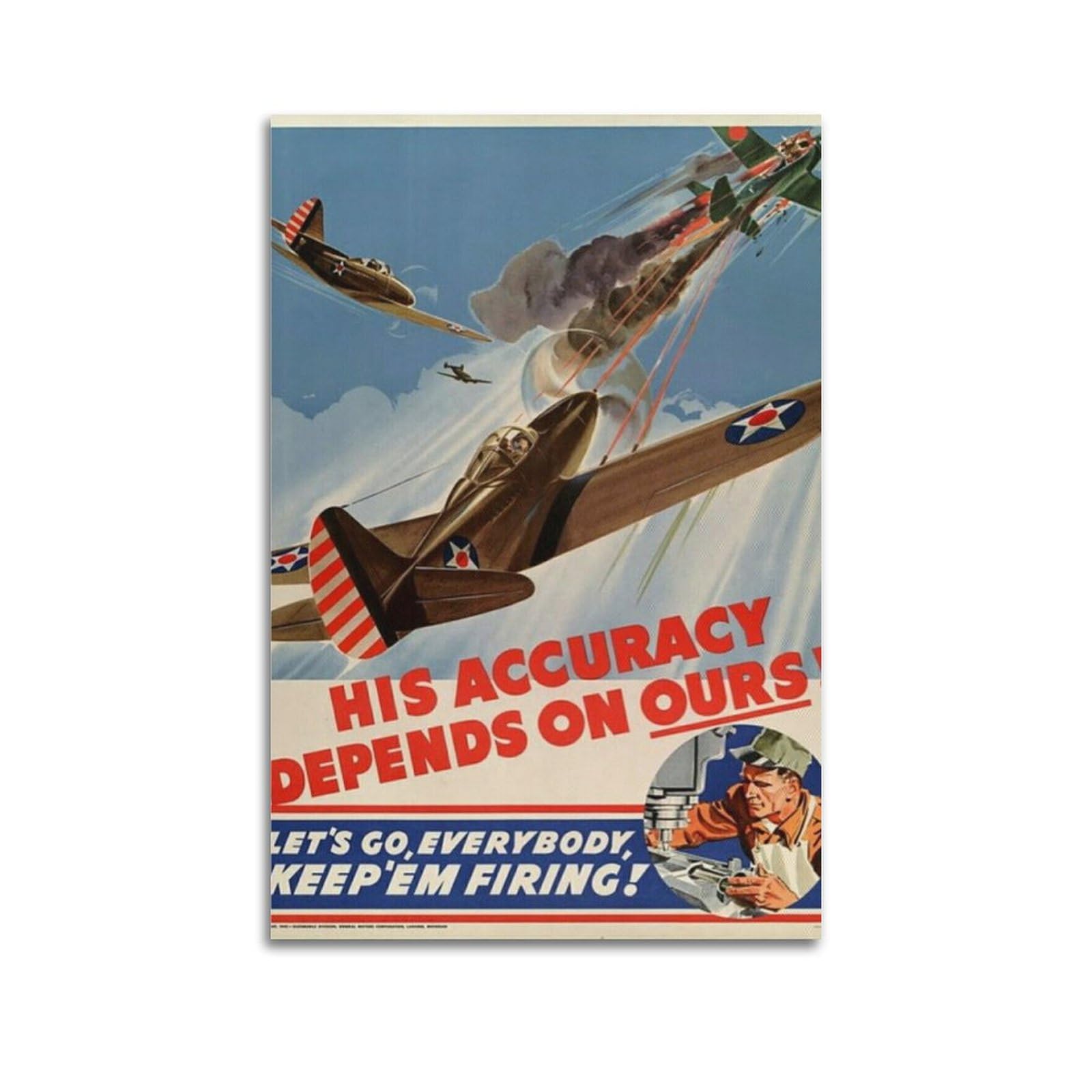Amazon.com: Vintage Posters World War II Poster Air Force Poster Wall ...