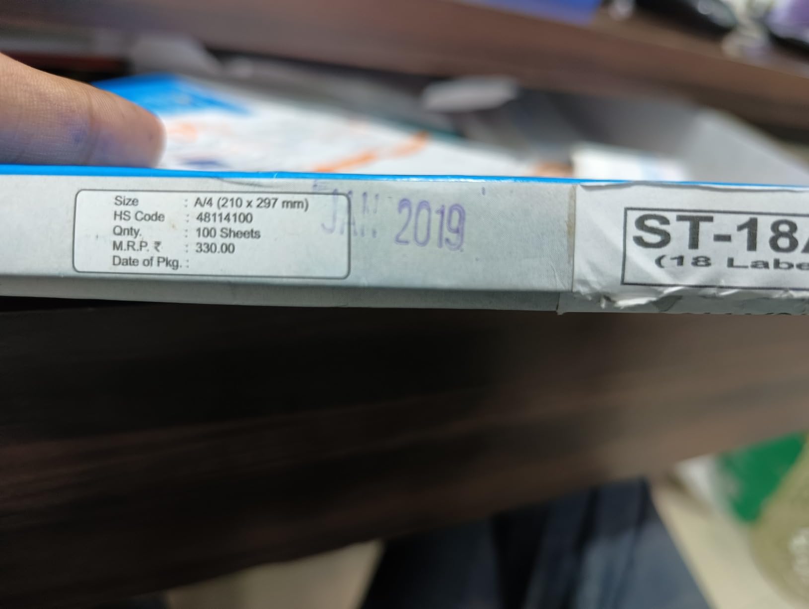 Oddy A4 Self Adhesive Paper Label Stickers for Laser & Inkjet Printers ...