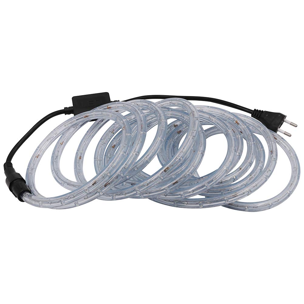 Xunata 3.3ft 2-Wire Waterproof LED Rope Light Kit,110V-120V PVC 30 LED ...
