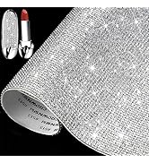 Amazon.com: FULZTEY 4 Rolls Rhinestone Ribbon Roll Self-Adhesive,Bling ...