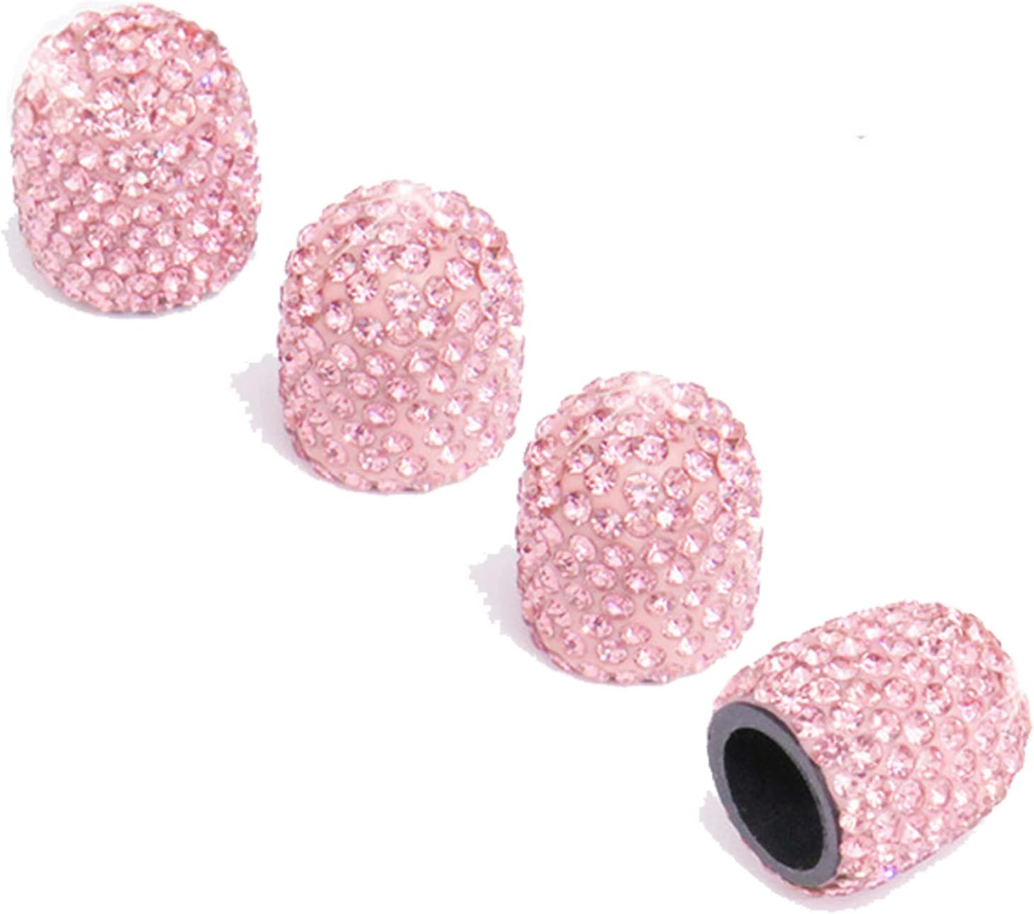 Amazon.com: Bling Tire Stem Valve Caps, Crystal Tire Caps Shinny ...
