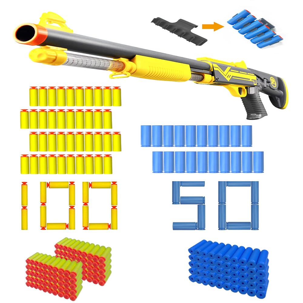 Buy AGM MASTECH Shell Ejection Toy Lever Action Toy Soft Bullet Foam ...