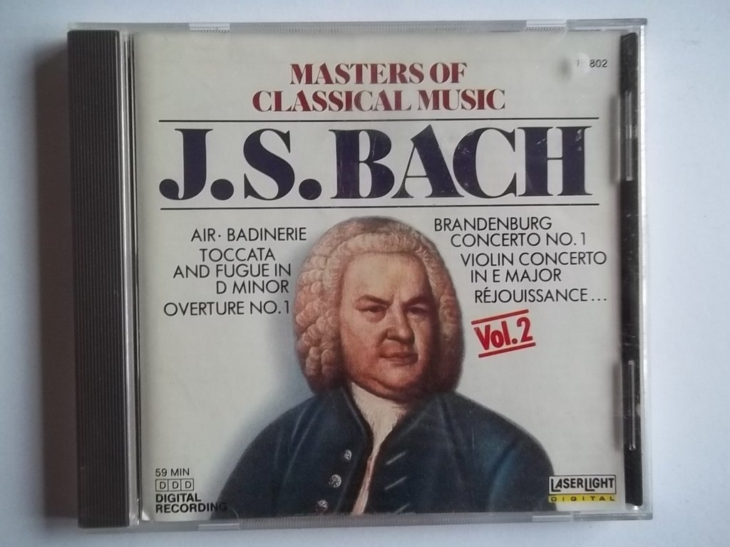 Amazon.com: Masters Of Classical Music: J.S. Bach: CDs y Vinilo