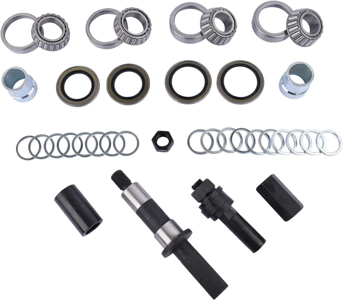 Amazon.com: NEWZQ Rear Wheel Bearing Assemblies Spacer Install Tool Kit ...