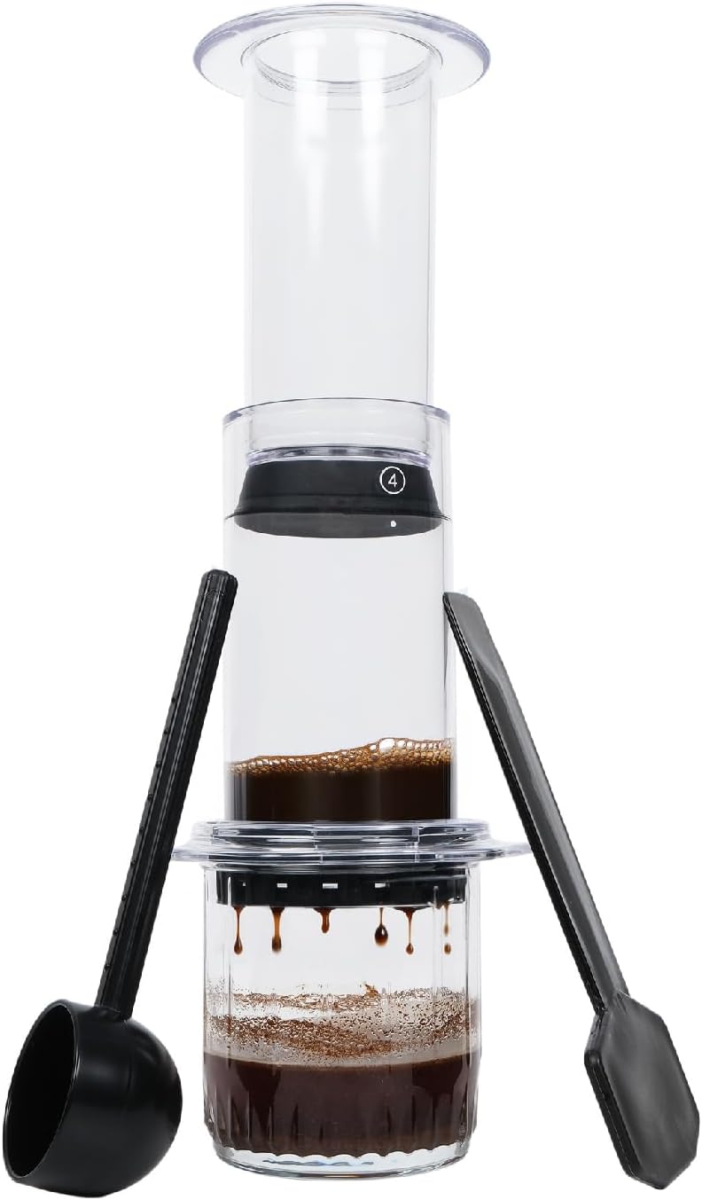 Aeropress Go Portable Travel Coffee Press Kit, 1-3 Cups in a Minute ...