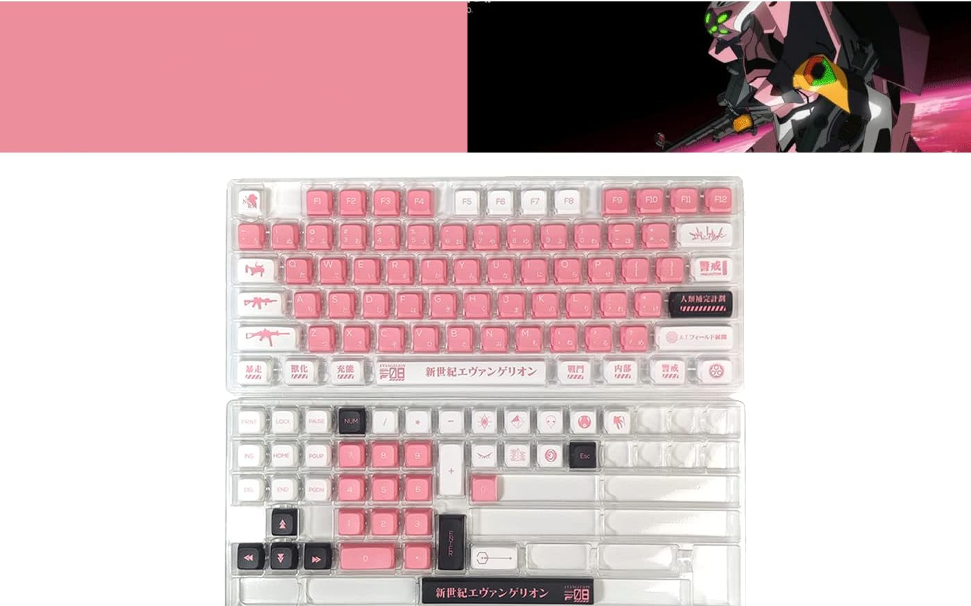 Anime Themed Keyboard Keycaps Hatsu Miku Custom Keyboard Keys COOMICKEY ...