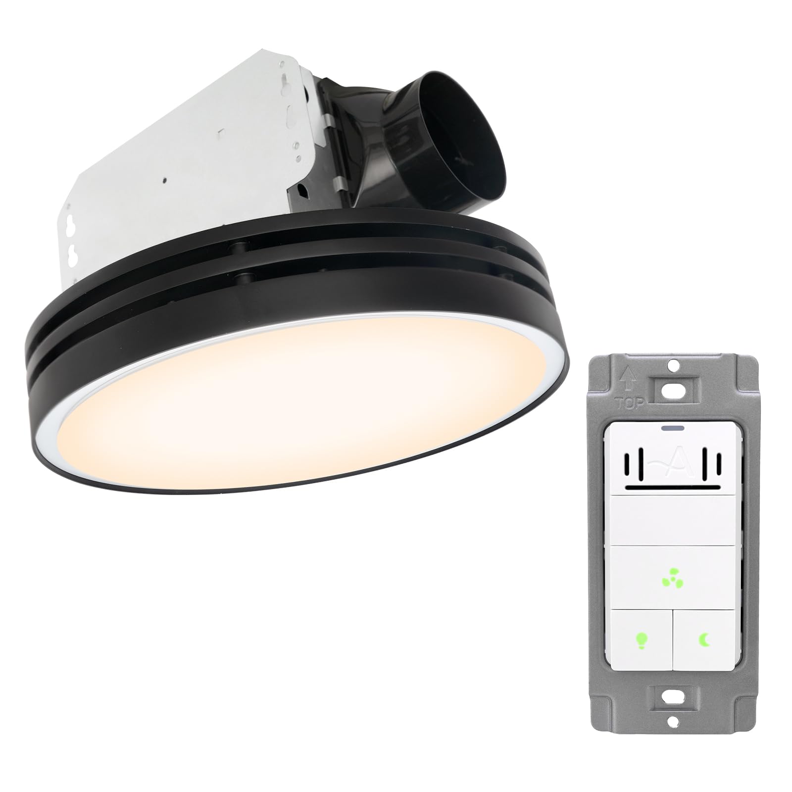 Amazon.com: Akicon Bathroom Exhaust Fan with Light, 110CFM, 2.0 Sones ...