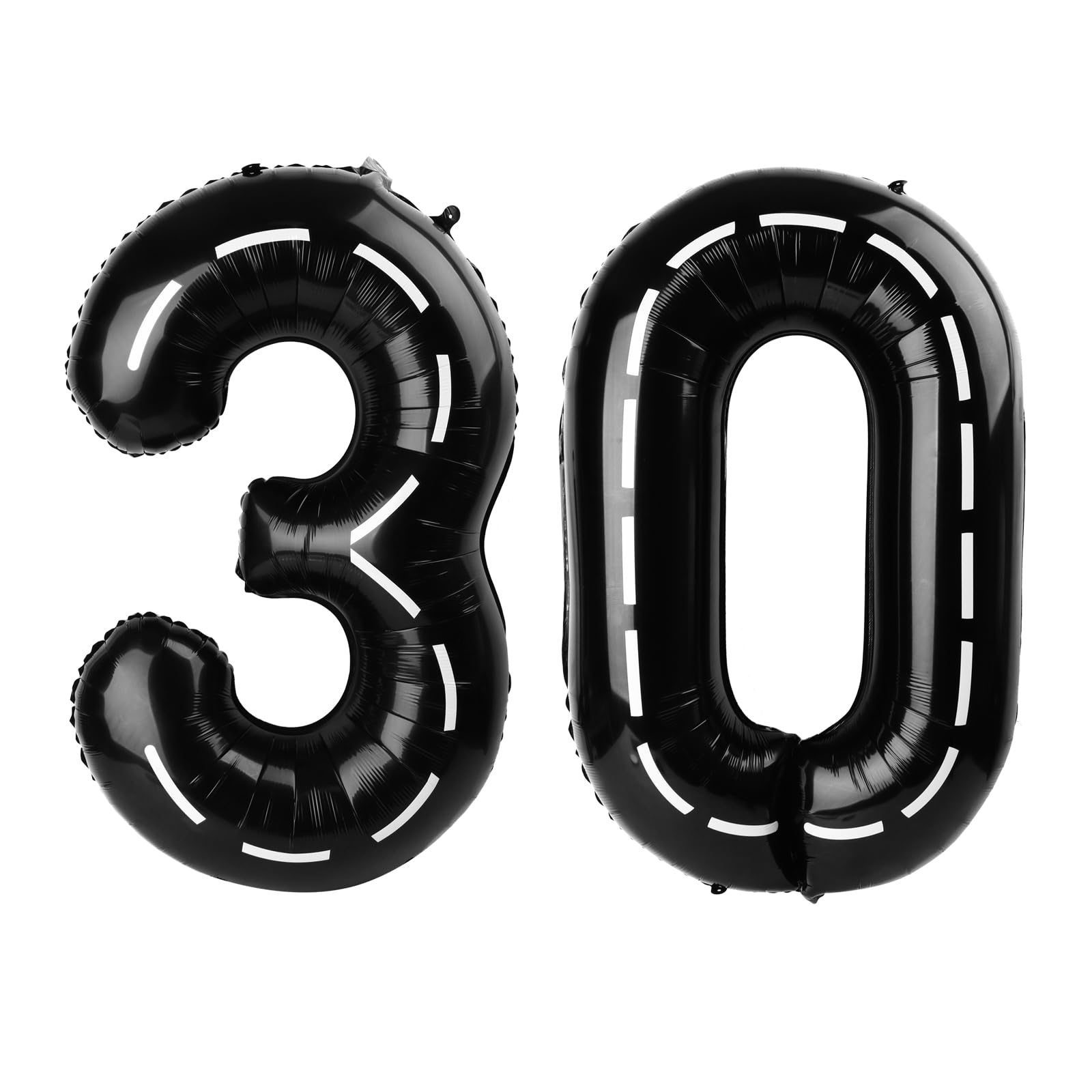 Snapklik.com : Race Car Number 30 Balloon 40 Inch, Black 30 Number ...