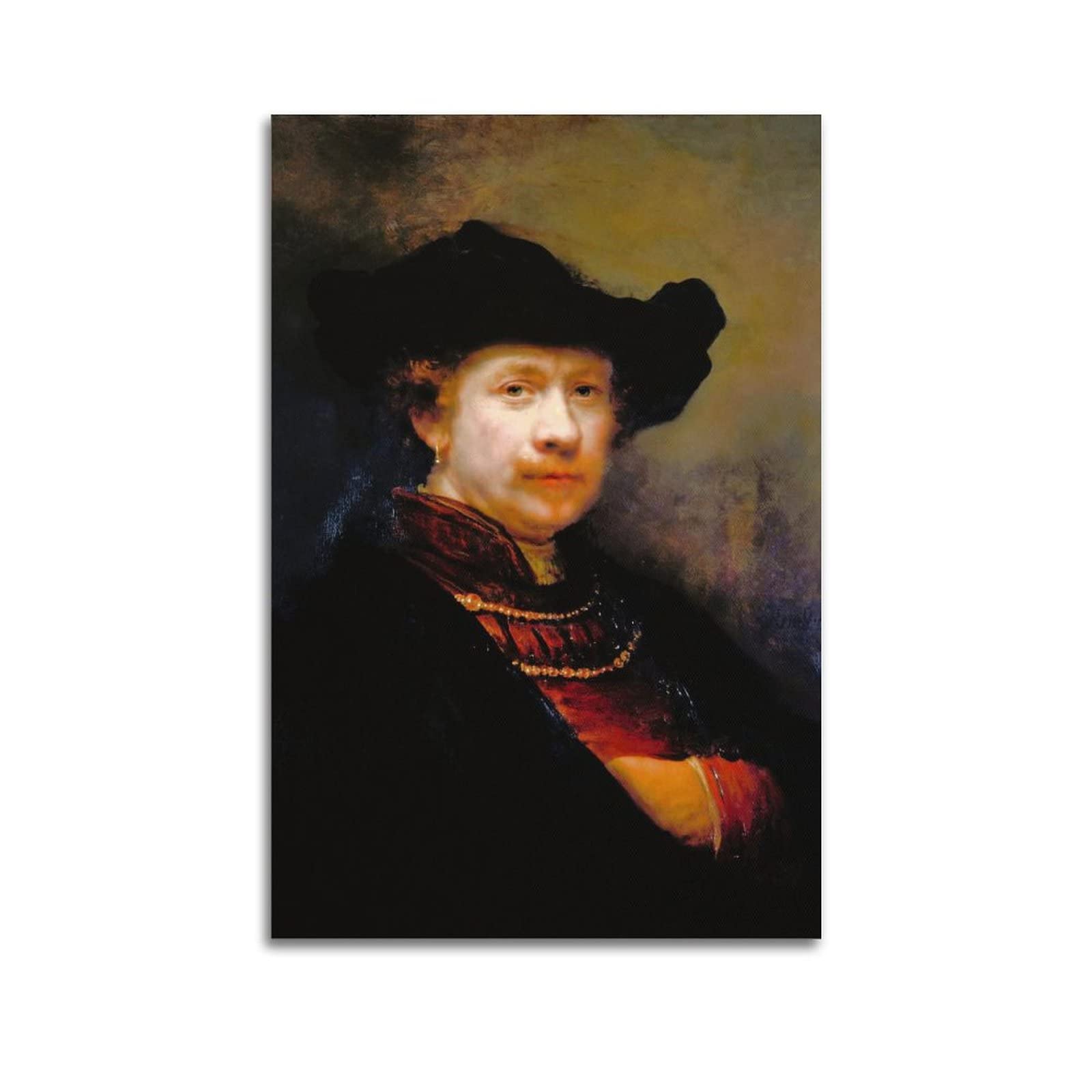 Rembrandt Van Rijn Self Portrait 7 Art Prints And Posters Portrait Of