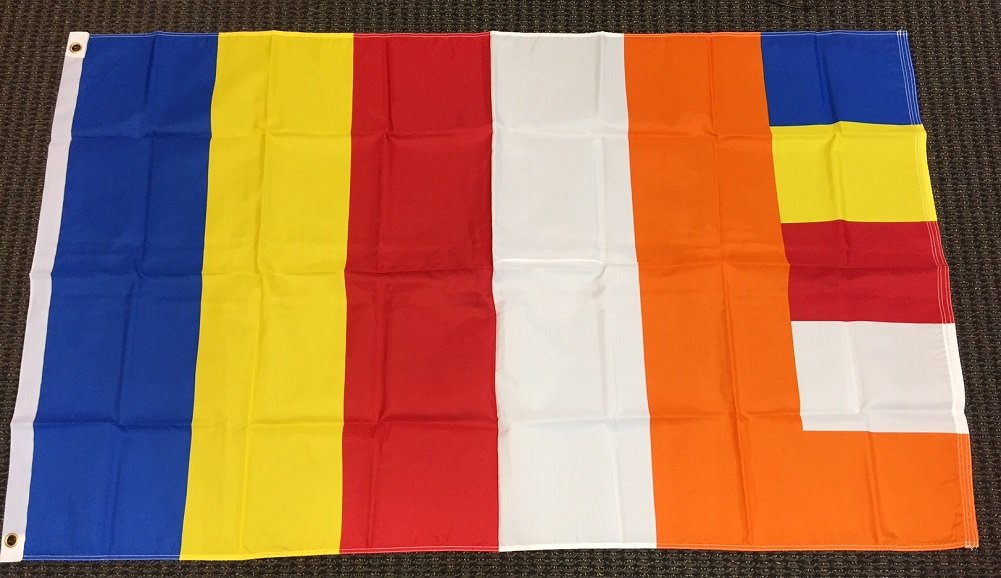 Buddhist Flag Background And Meanings