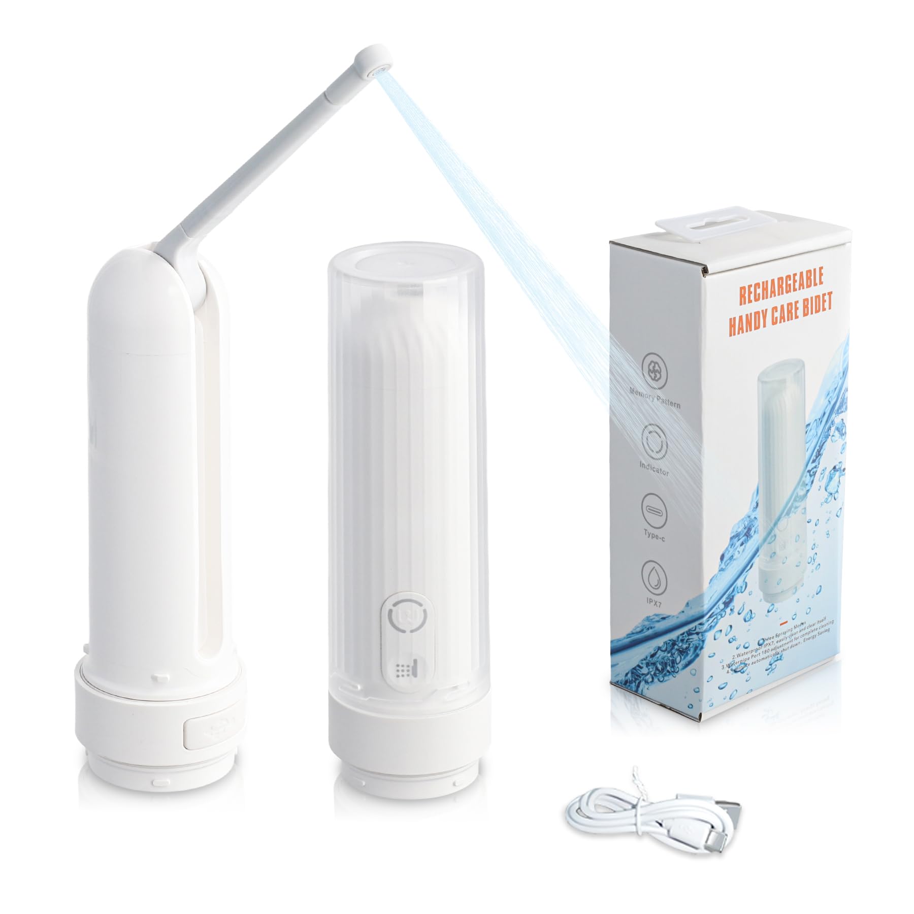 Amazon.com: High Pressure Electric Bidet with USB-C Rechargeable ...