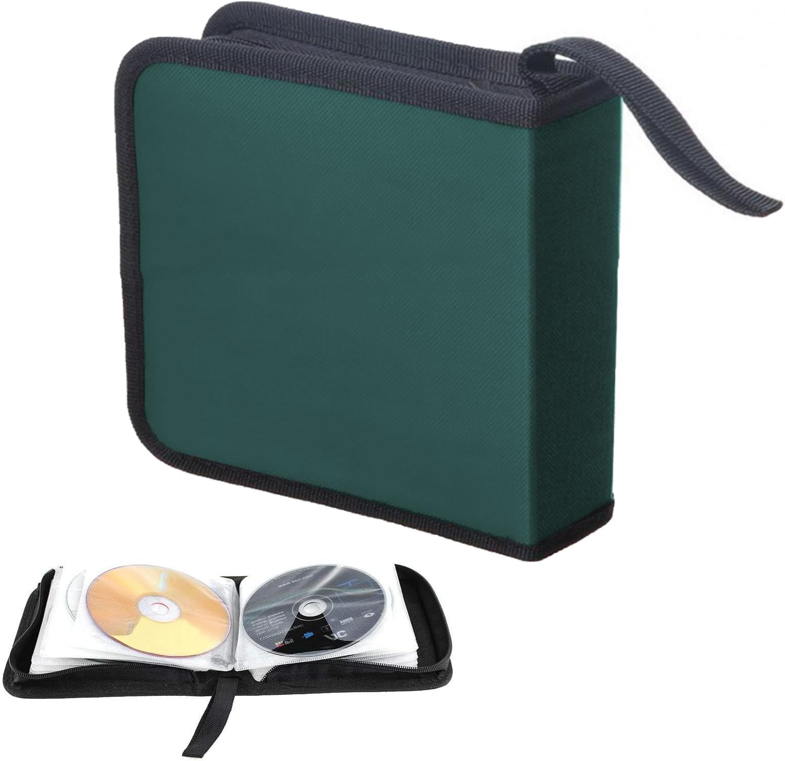 Hama CD Wallet for 20 Discs | CD/DVD/Blu-Ray | Folder for Storage ...