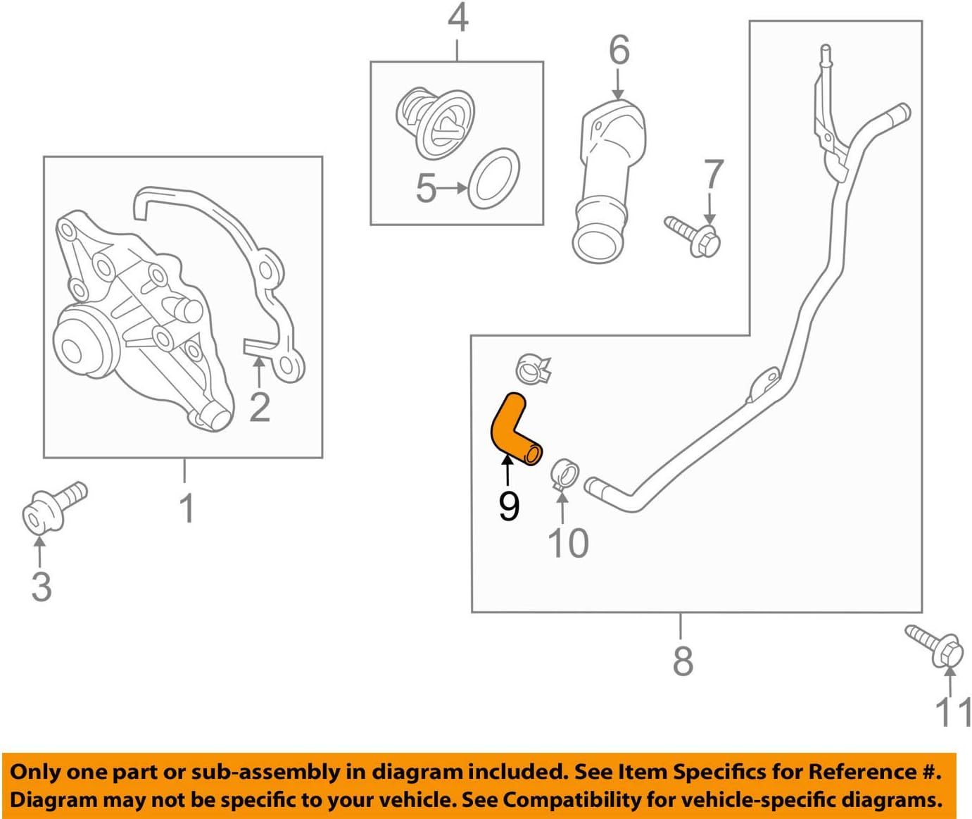 Amazon.com: Subaru 99078 AA700, HVAC Heater Hose : Automotive