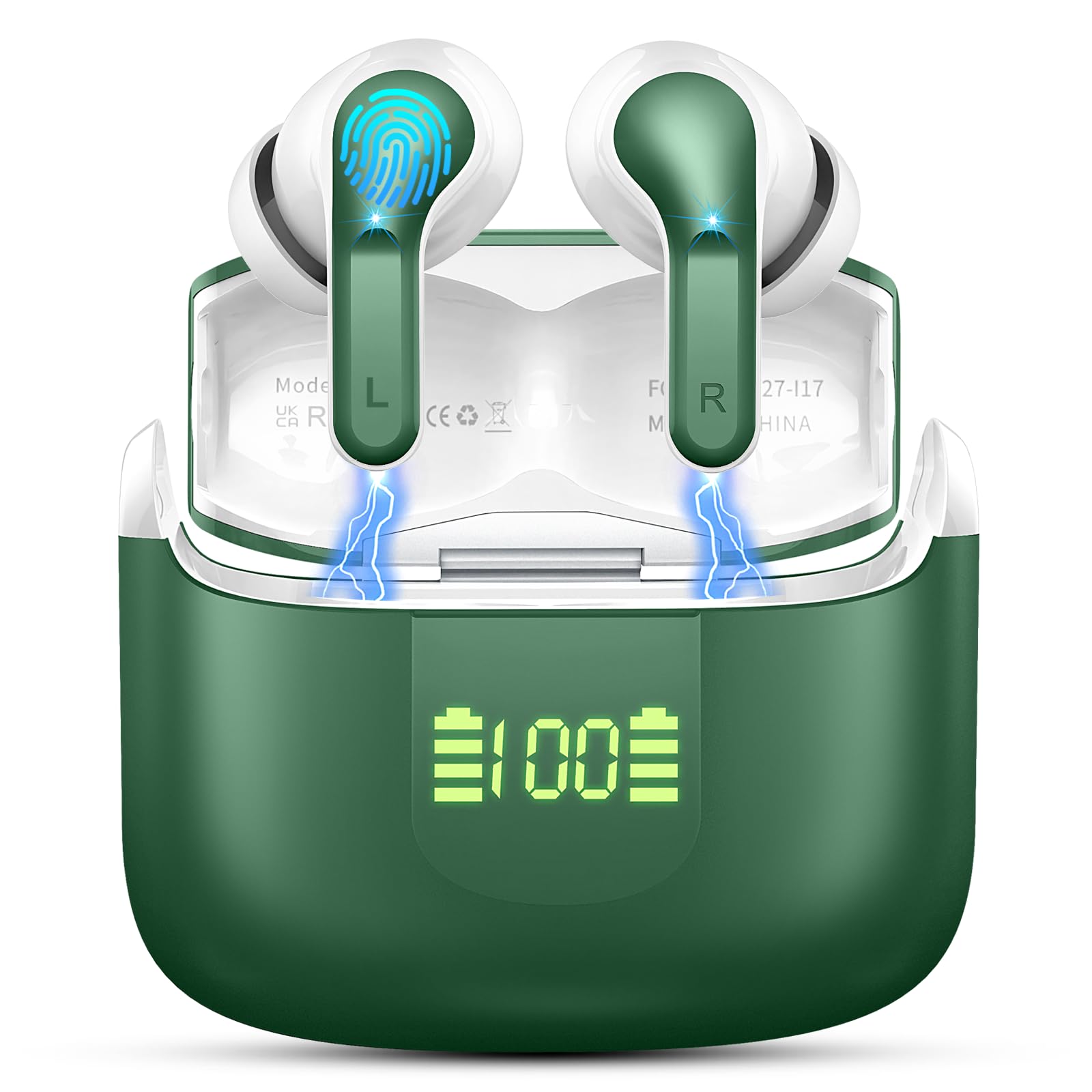 Amazon.com: Wireless Earbud, Bluetooth Headphones 5.3 NEW 40H Ear Buds ...