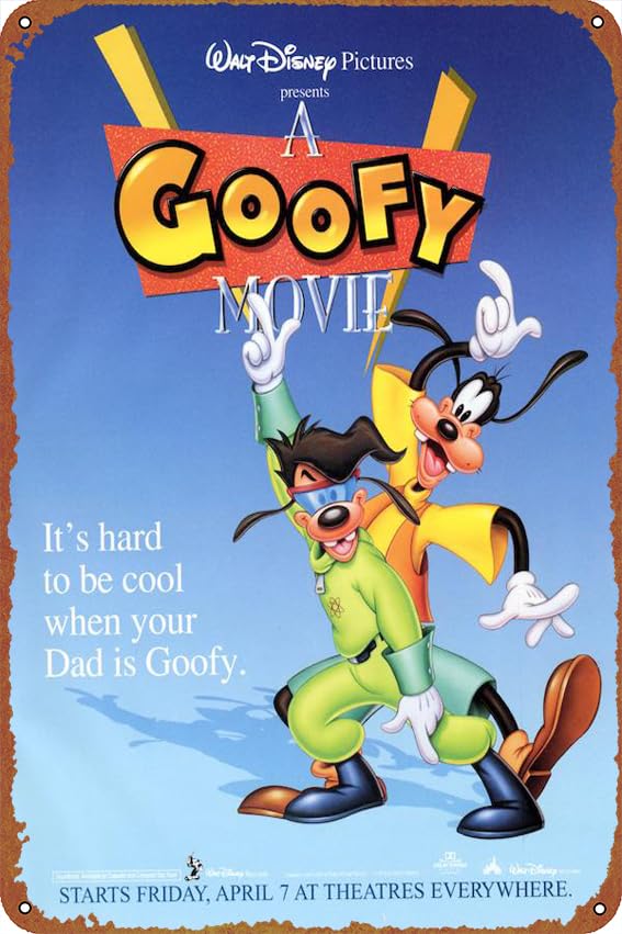 Snapklik.com : A Goofy Movie Poster Vintage Cute Metal Sign Gift Retro ...