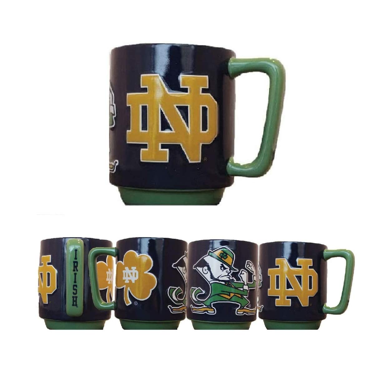 Amazon.com: Notre Dame Fighting Irish Sculpted, Contoured, Relief (3D ...