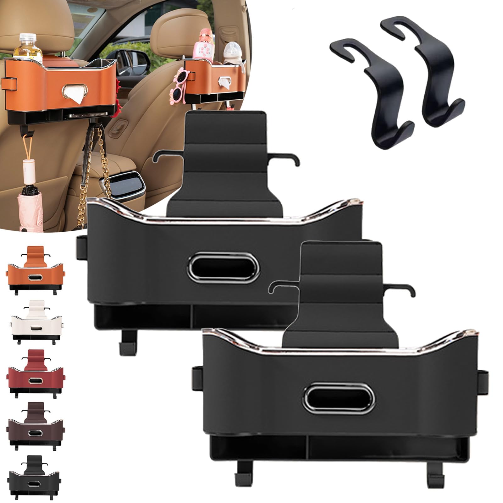 Amazon.com: Cimario Multifunctional Car Seat Back Storage Box, Cimario ...