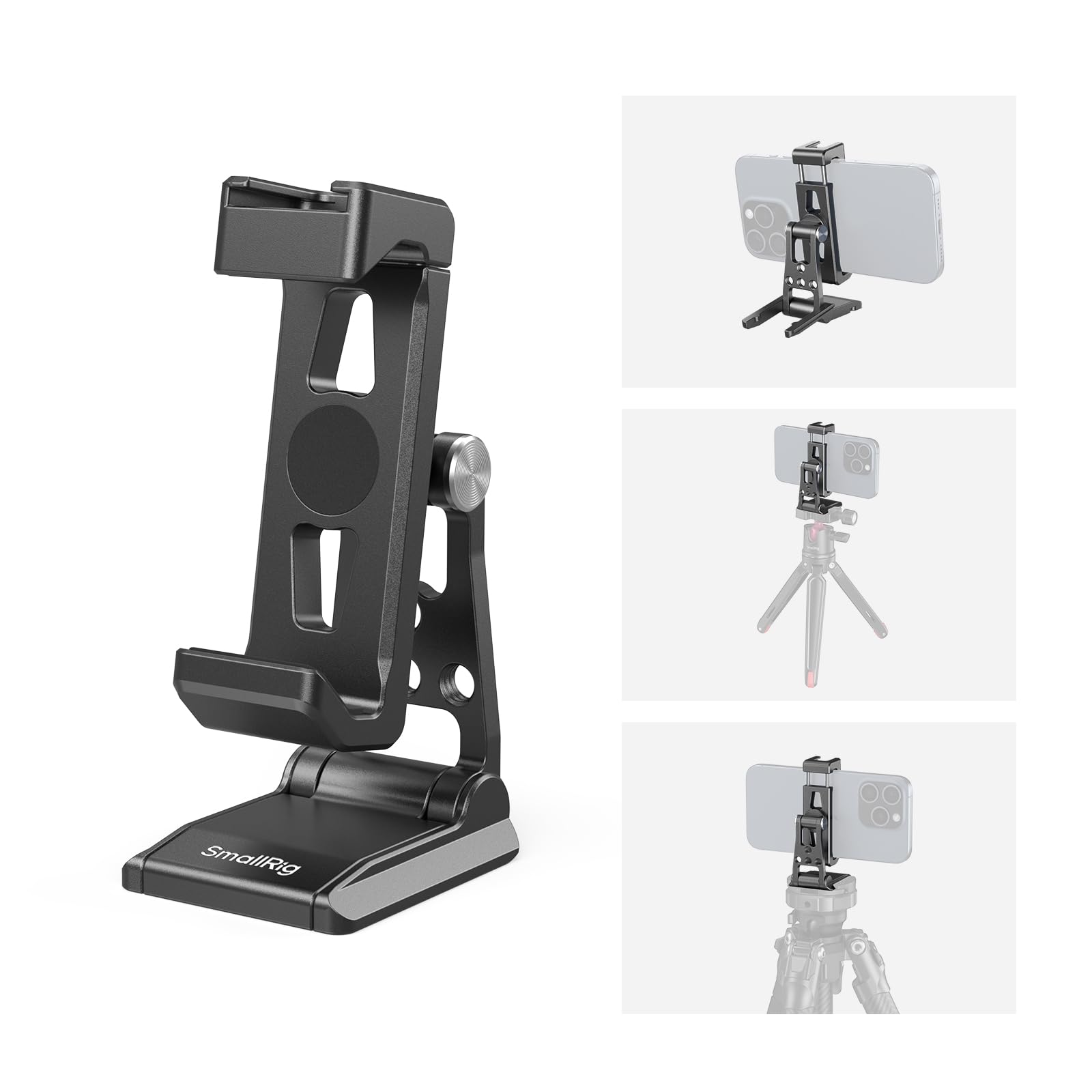Amazon.com: SMALLRIG Metal Phone Tripod Mount, Cell Phone Mount with ...