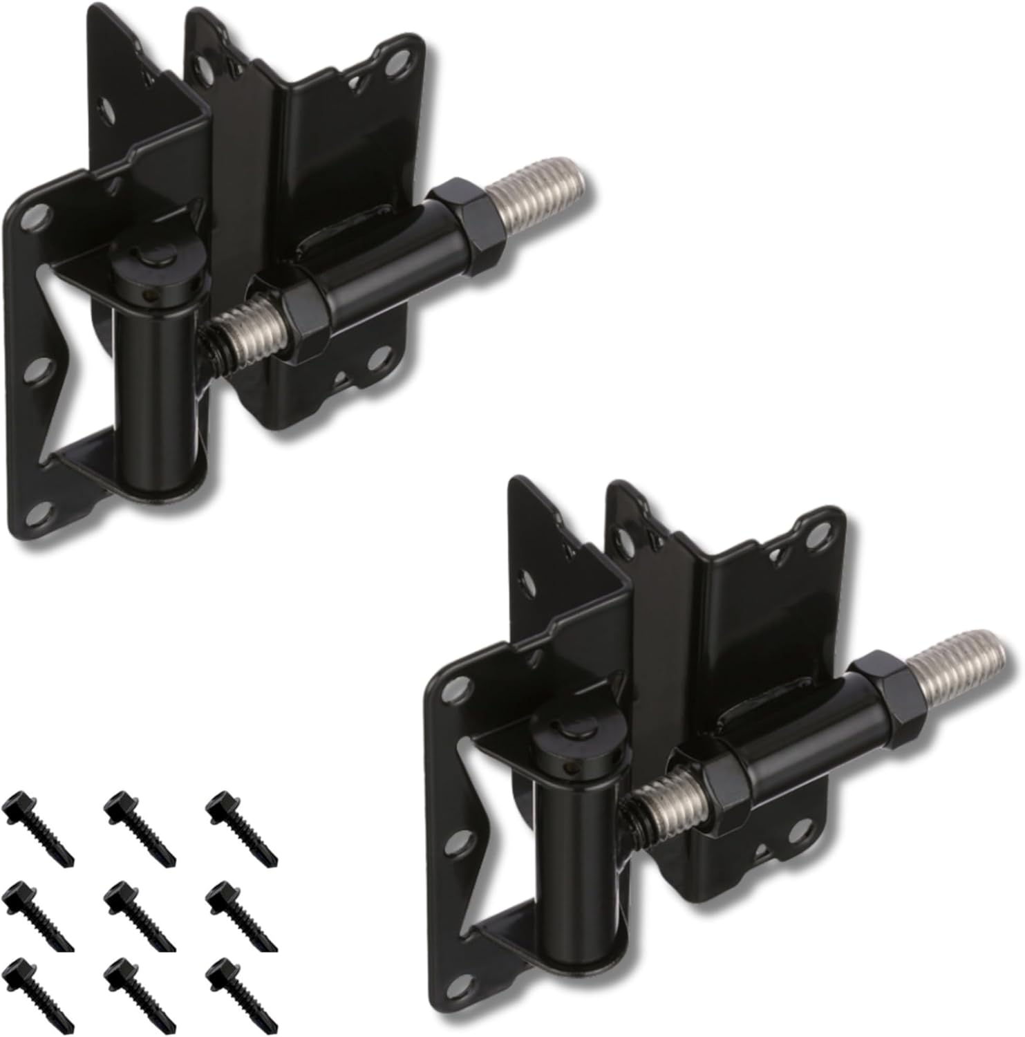 Amazon.com: Advantage Industries Self-Closing Gate Hinge for Aluminum ...