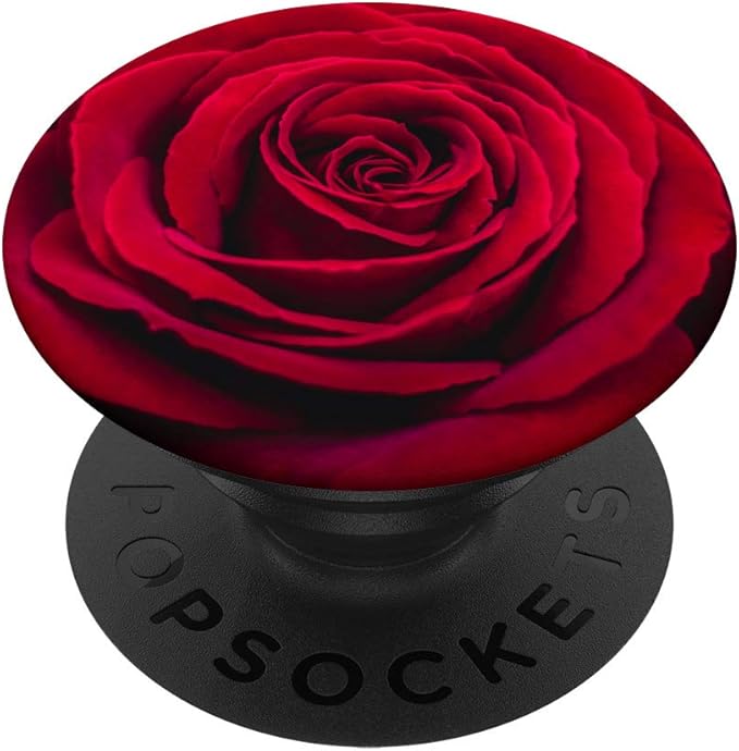 Amazon.com: Red Rose Flower Floral PopSockets Swappable PopGrip : Cell ...