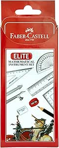 Faber-Castell Elite Mathematical Set 9Pc (Pack of 2): Buy Online at ...