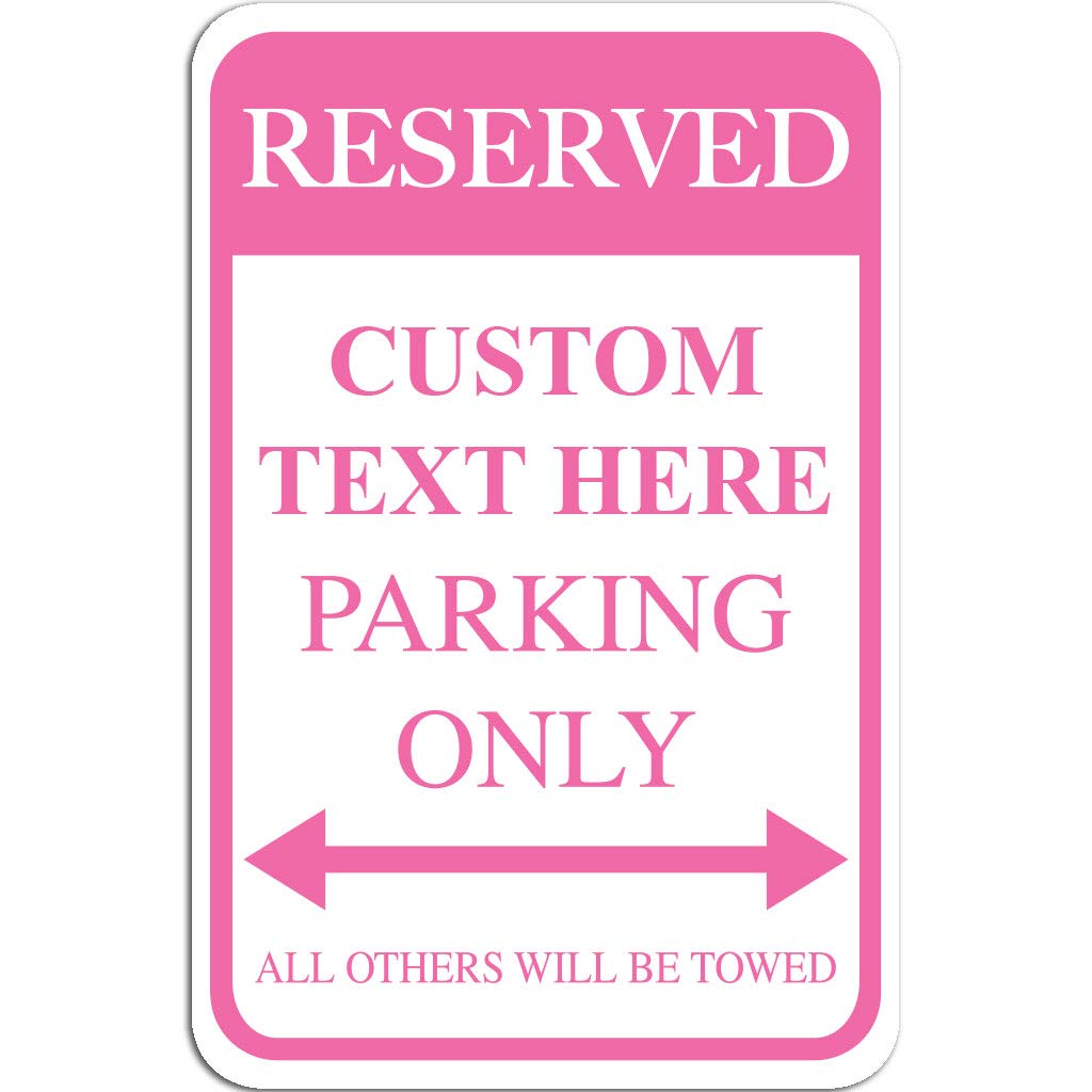 Pink Reserved Sign