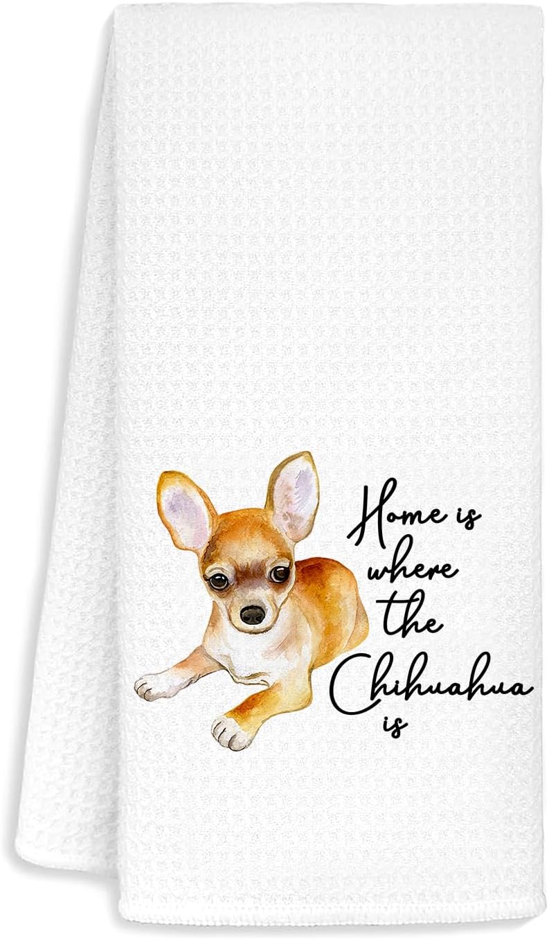 Amazon.com: Jvpke Chihuahua Gifts,Chihuahua Kitchen Towels,Chihuahua ...
