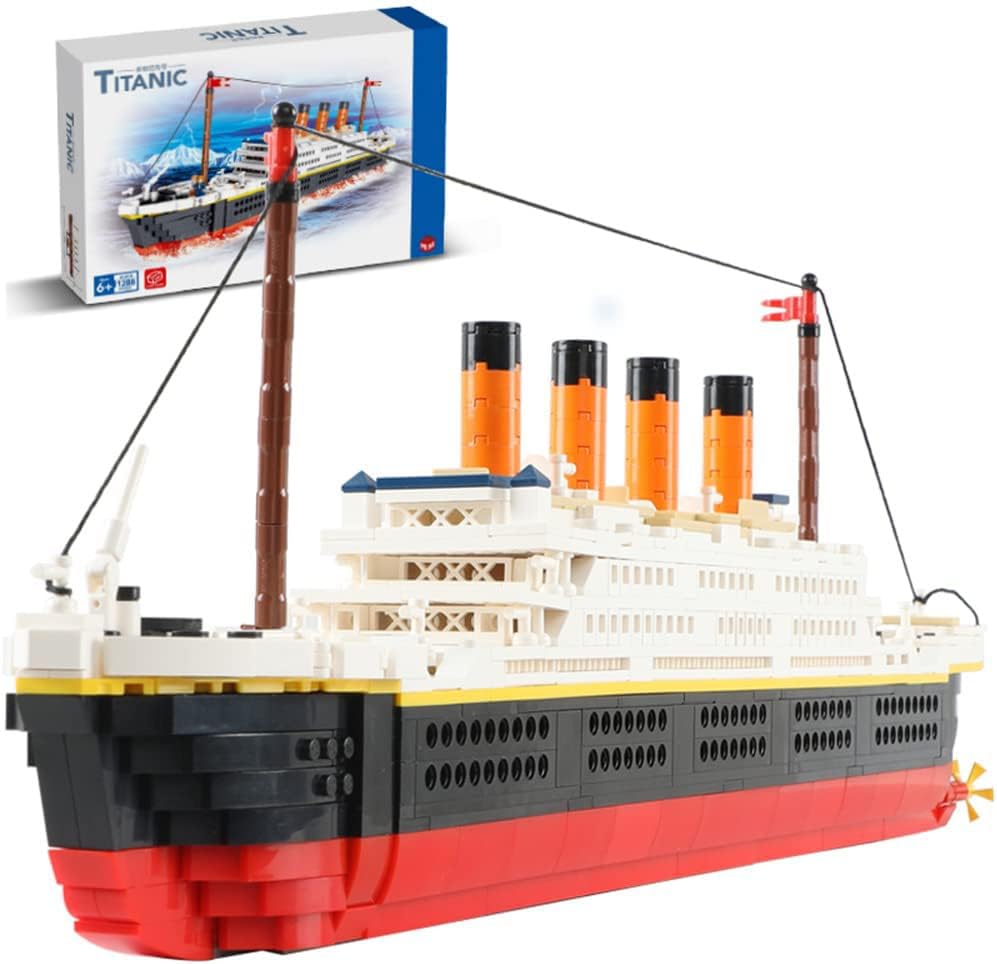 Amazon.com: ENHANA Micro Mini Blocks Titanic Building Block Set Titanic ...