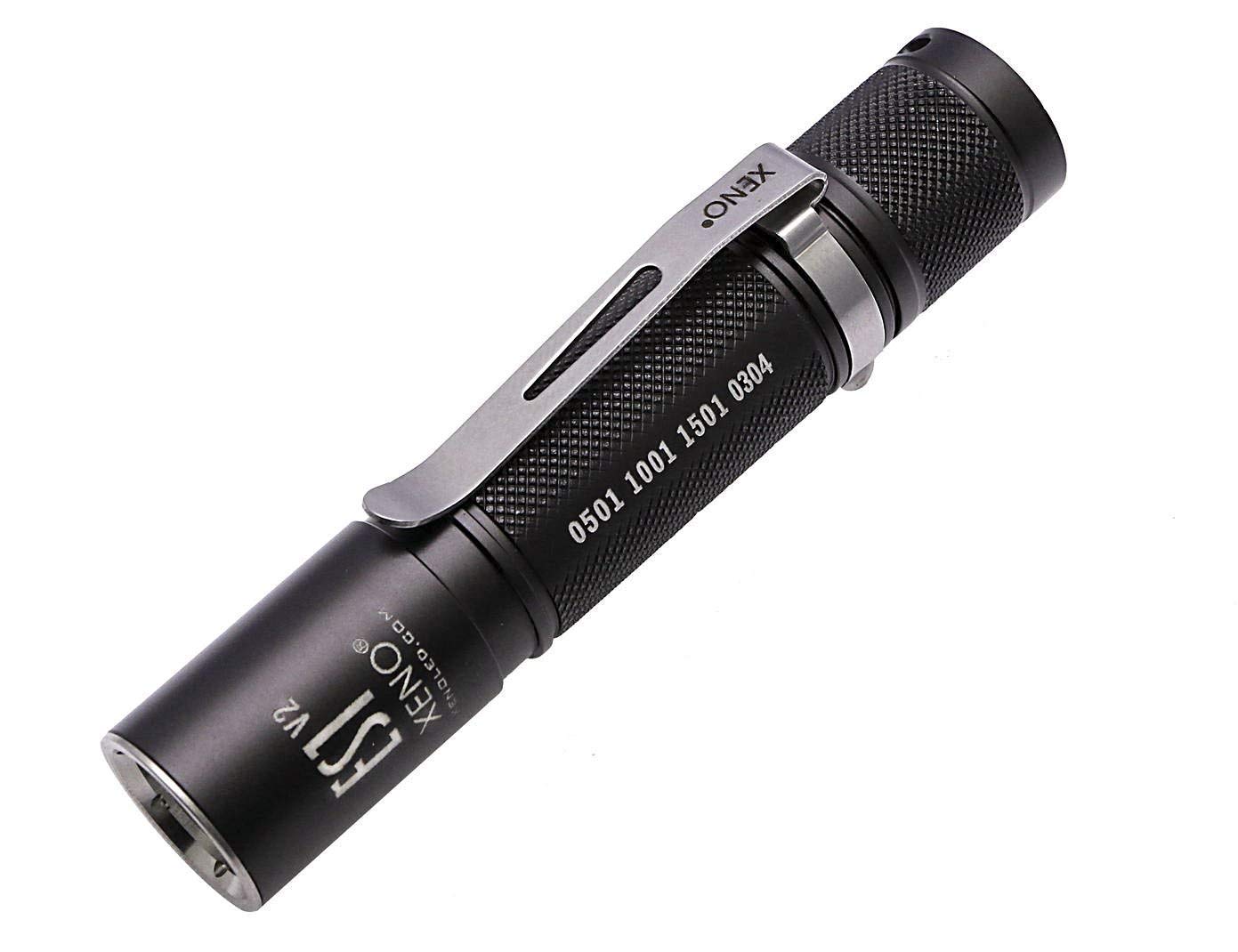 XENO Waterproof Mini Military Standard Cree LED Flashlight ES1 with AA ...