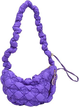 Amazon | [売店] Bubble Dumpling Bag Shoulder Armpit Bag Crossbody Pleated ...