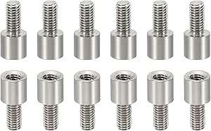 Amazon.com: PATIKIL 12pcs M3 Standoffs, M3 5+6mm Spacer Standoffs Steel ...