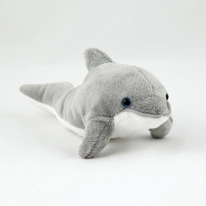 20cm Dolphin Soft Toy - Assorted Colours Grey or Blue : Amazon.co.uk ...