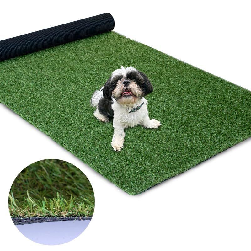 Amazon.com: Petgrow Artificial Turf Synthetic Grass 8 X 9 Feet,Fake ...